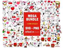 Snoopy SVG Mega Bundle | 300+ SVG & PNG Designs for Cricut and Silhoue ...